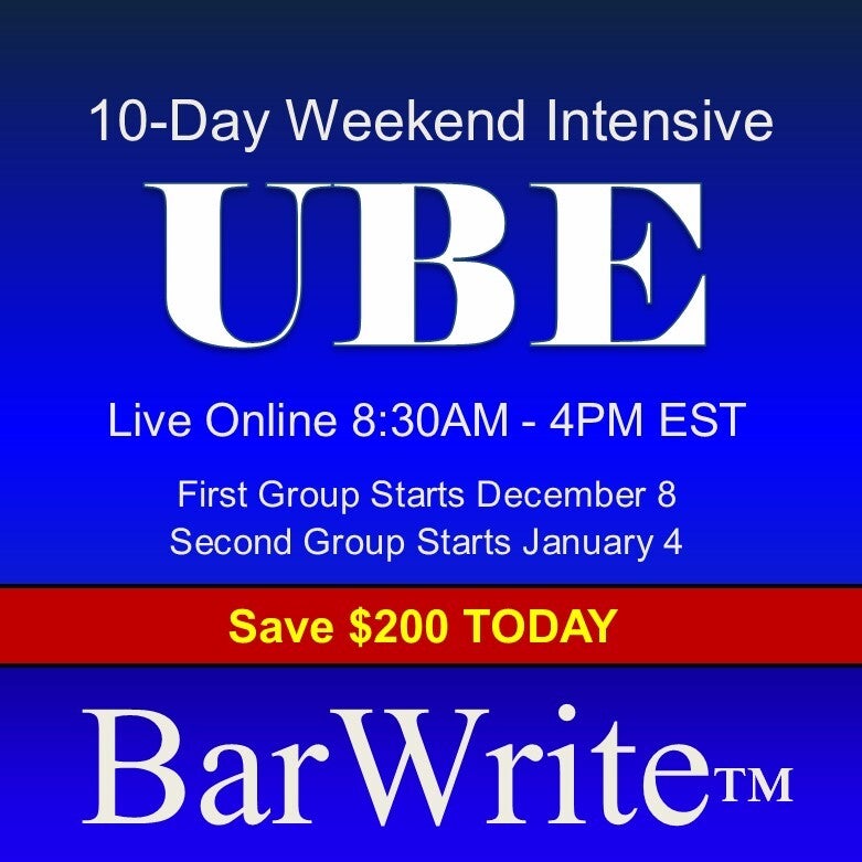 UBE Online Retakers Prep | BarWrite